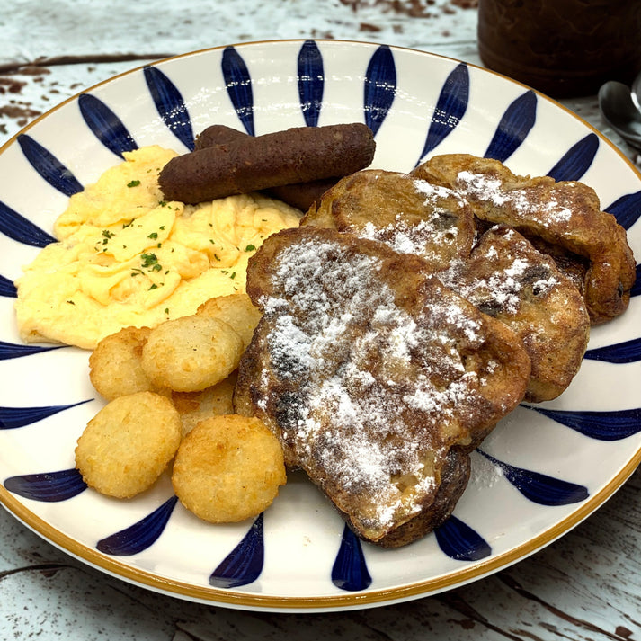 Cinnamon Raisin French Toast Platter – Wheatberry Bakery & Cafe